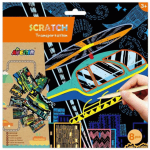 SCRATCH TRANSPORTATION. Niños: rompecabezas y juegos. LIBRERIA 9 3/4